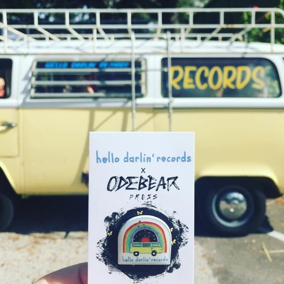 Other | Odebear X Hello Darlin Records Volkwagon Enamel Pin New Lapel ...